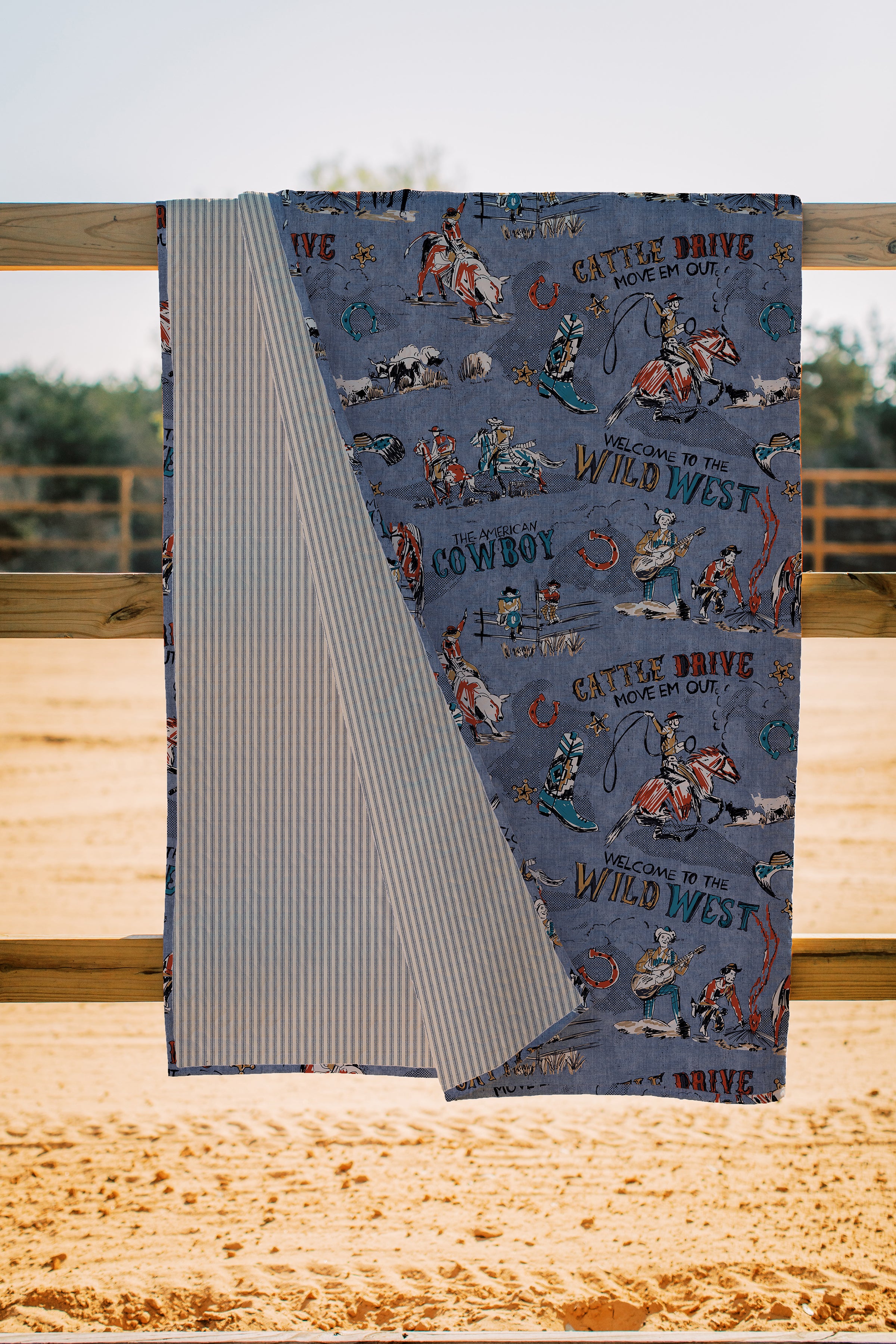 Cattle Drive Chambray Quilt – Ida Mae Home