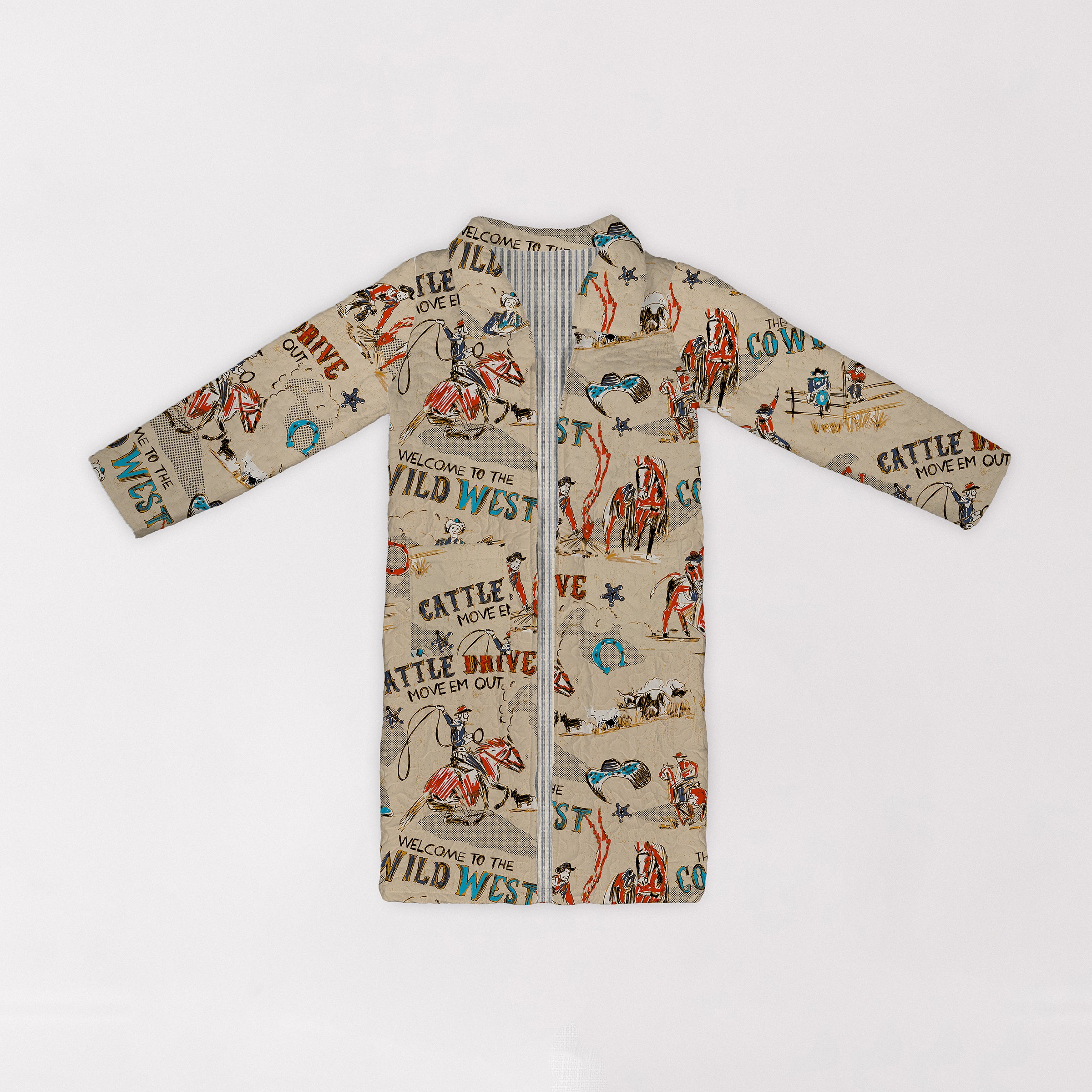 Cattle Drive Linen Quilted Duster – Ida Mae Home