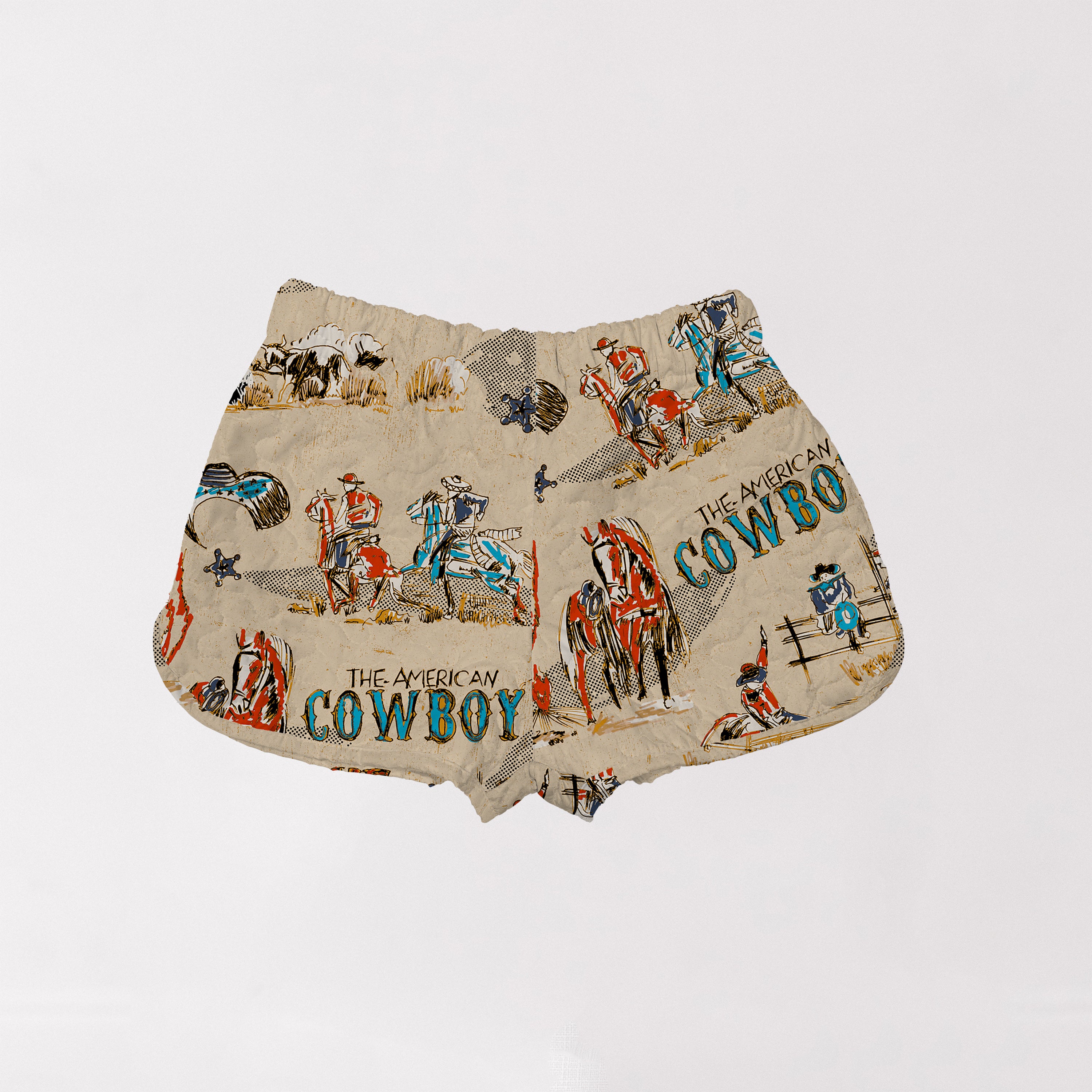 Cattle Drive Linen Quilted Scallop Shorts *Web Exclusive* – Ida Mae Home