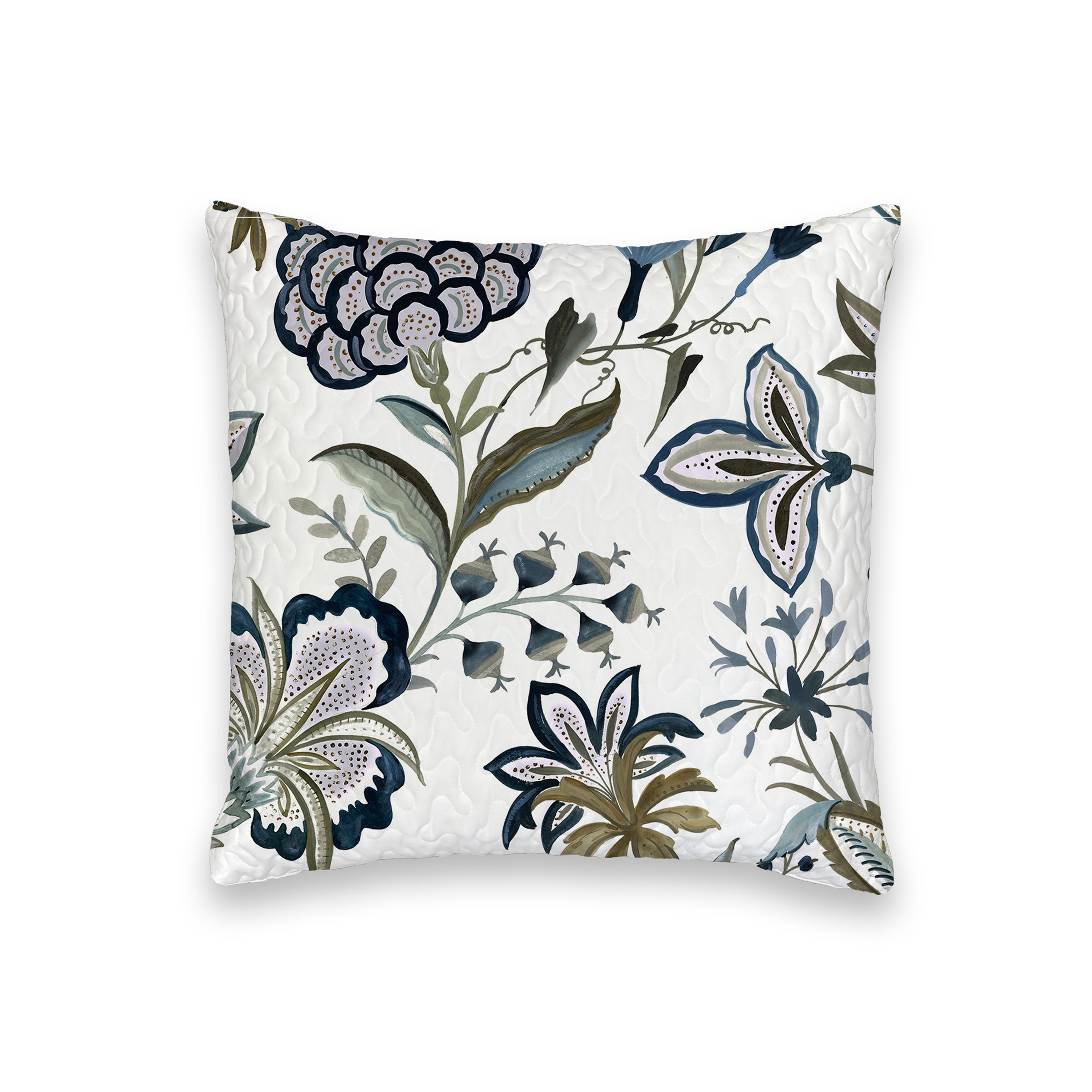 Janelle Navy Quilted 20" Pillow – Ida Mae Home