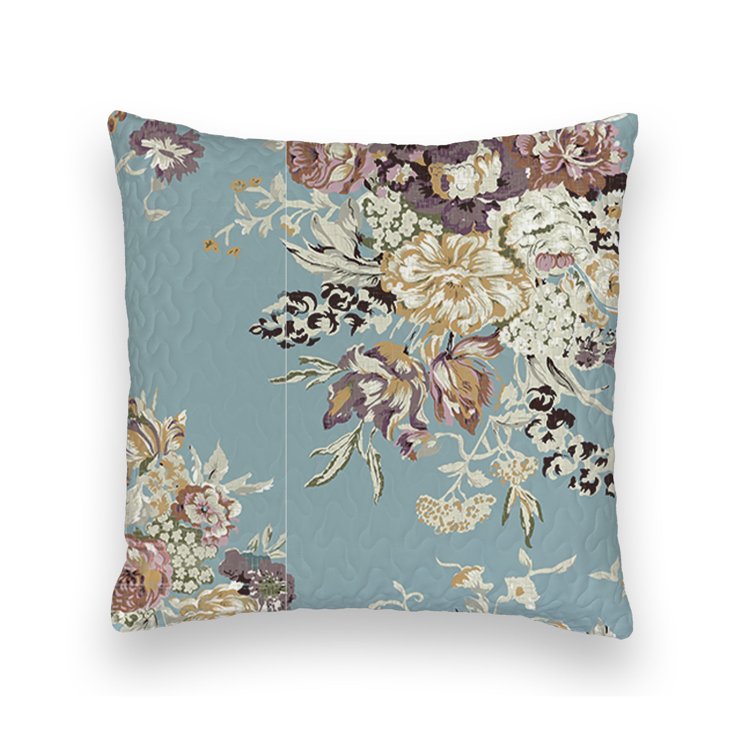 Lauren Blue Quilted 20" Pillow – Ida Mae Home