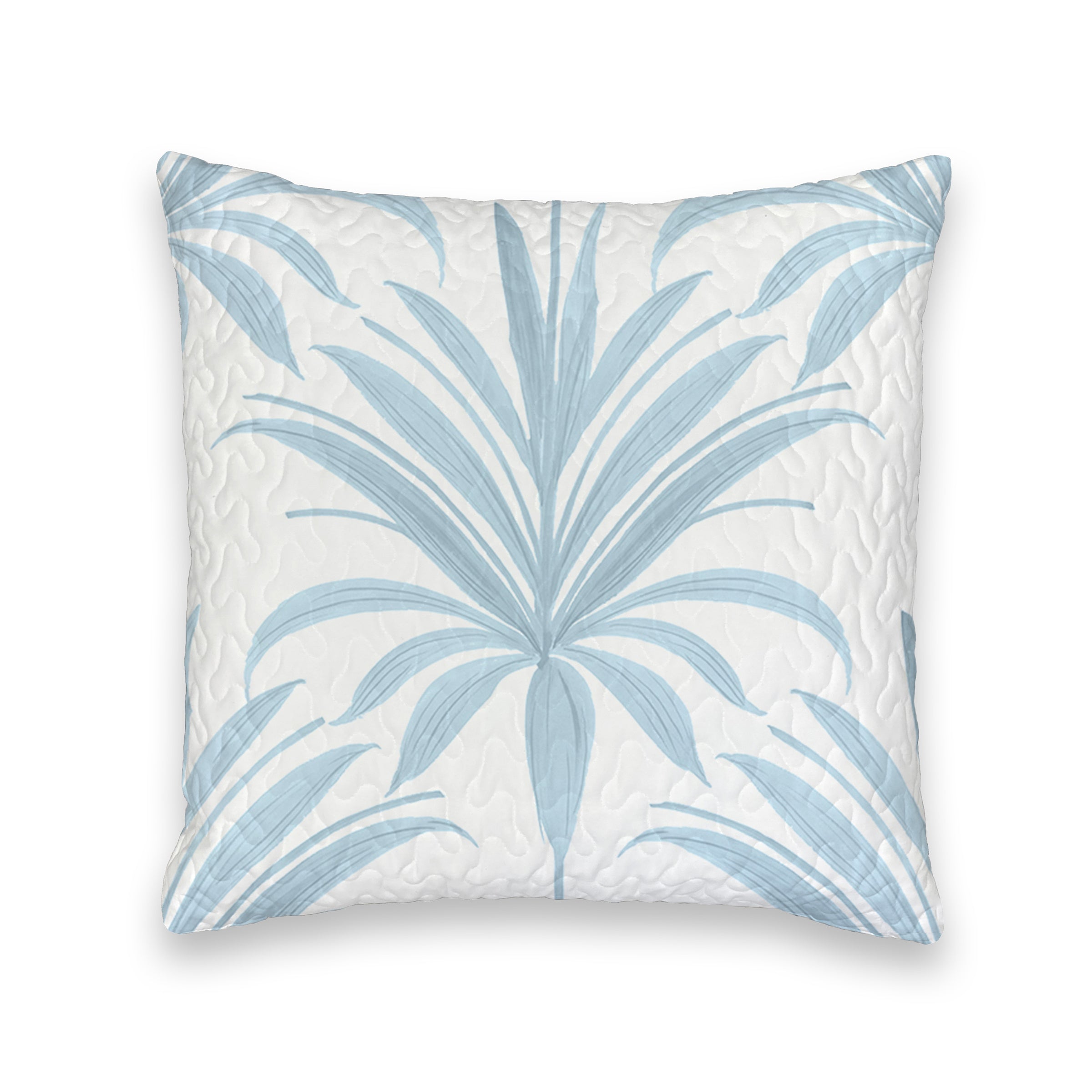 Monoeli Blue Quilted 20" Pillow – Ida Mae Home