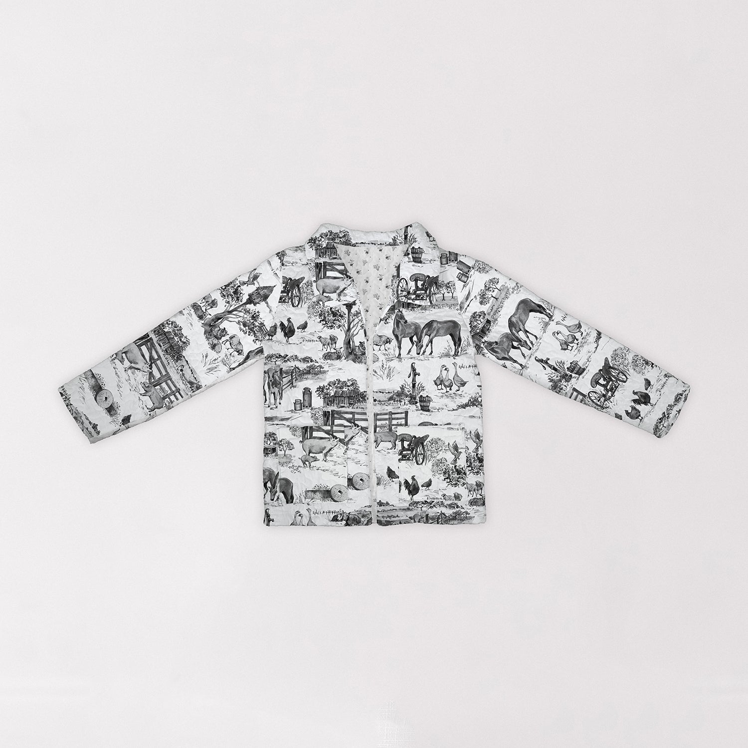 Aledo Toile Black Quilted Jacket – Ida Mae Home