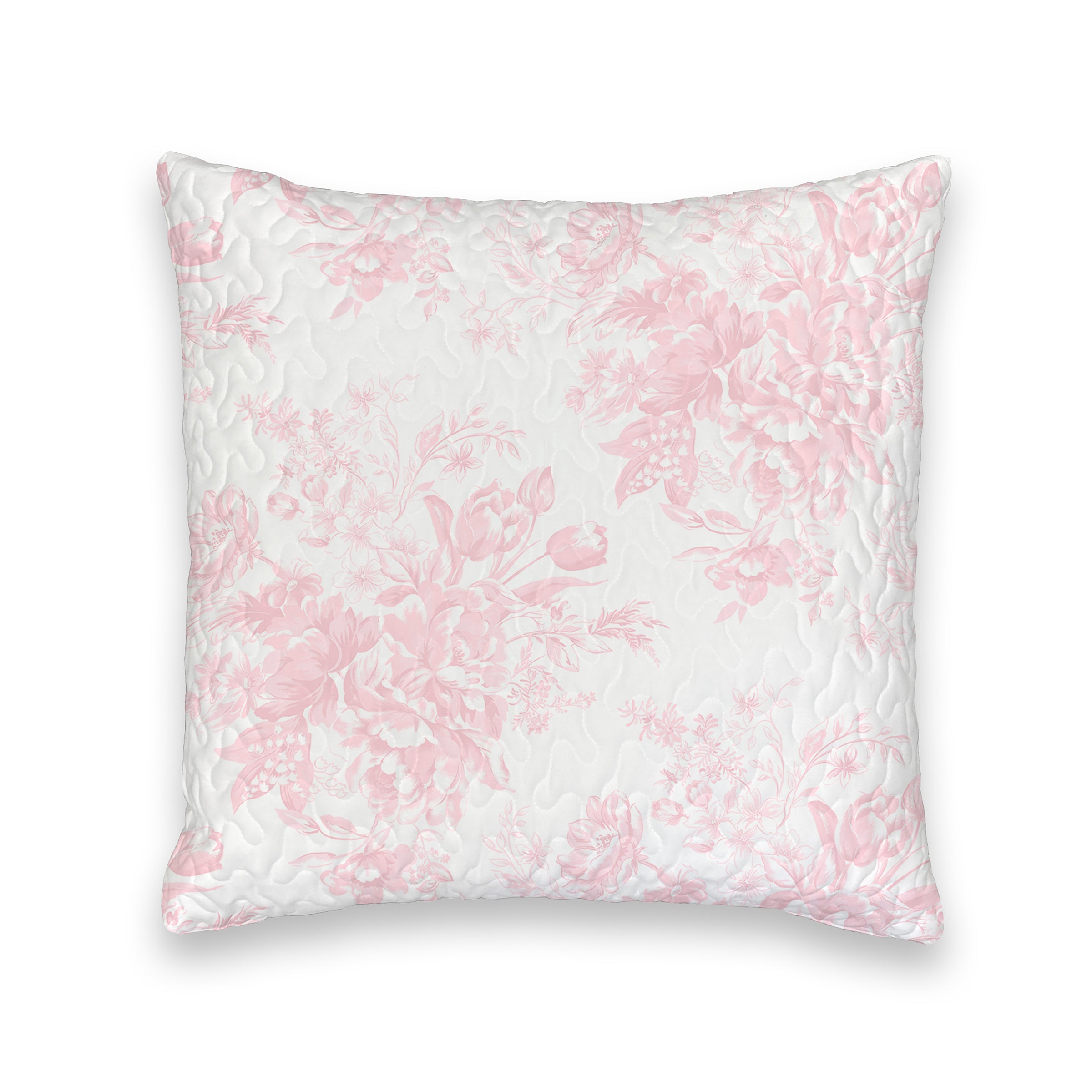 Rose Toile Pink Quilted 20" Pillow – Ida Mae Home