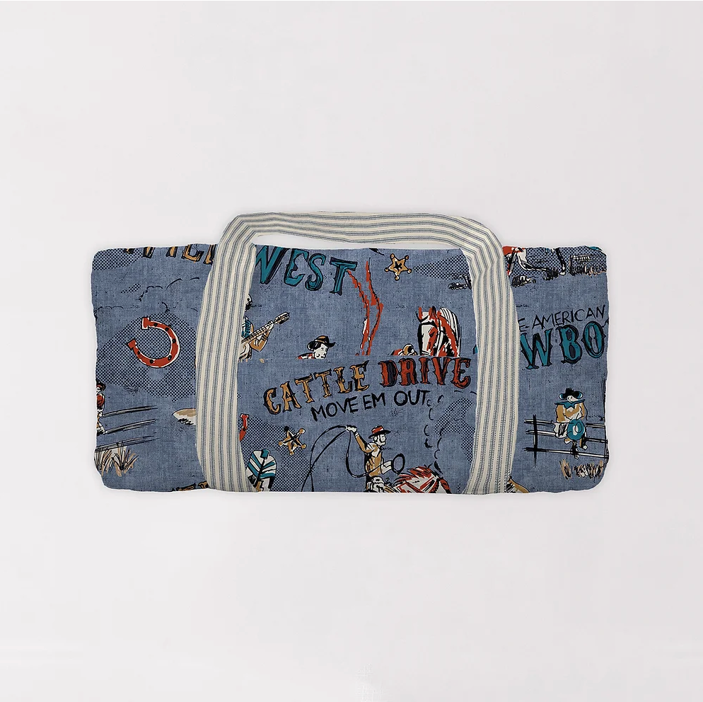 Cattle Drive Chambray Weekender Duffle Bag – Ida Mae Home