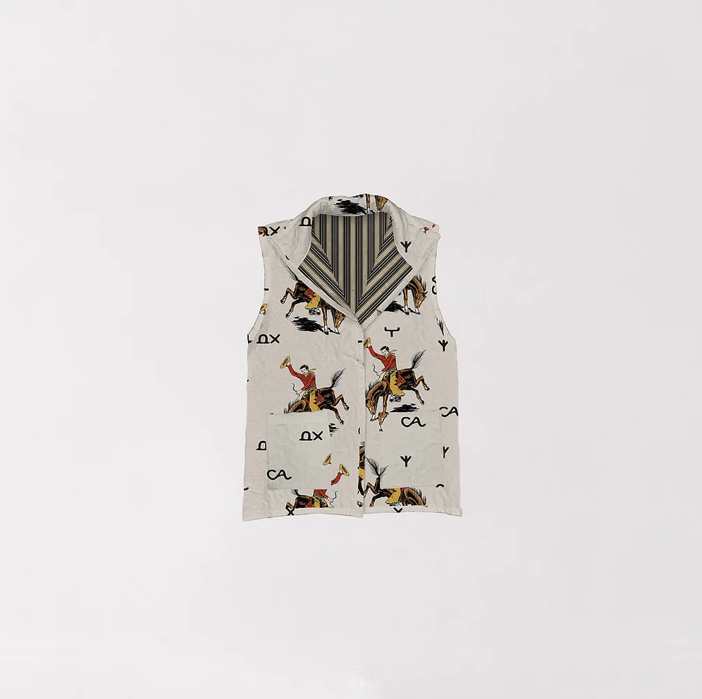 Lazy J Linen Quilted Ruby Vest – Ida Mae Home