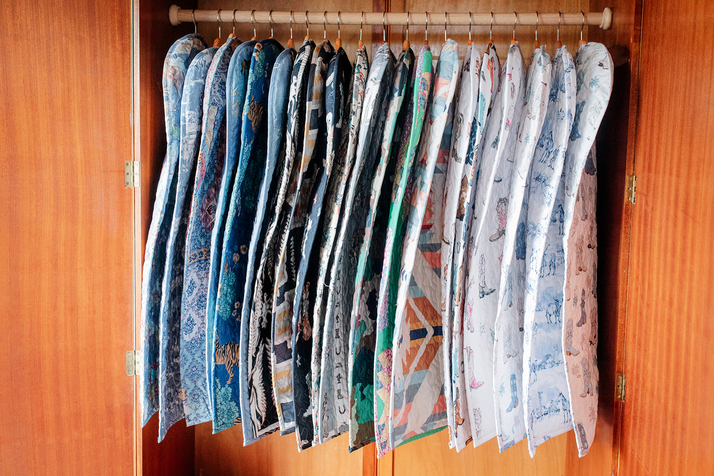 Guilted Garment Bag Fort Worth | Ida Mae Home