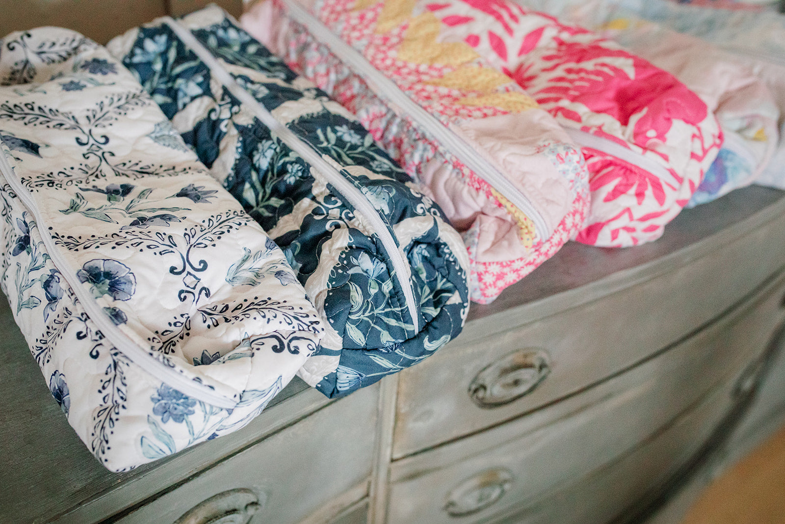 Quilted Hot Tools Bag Forth Worth | Ida Mae Home