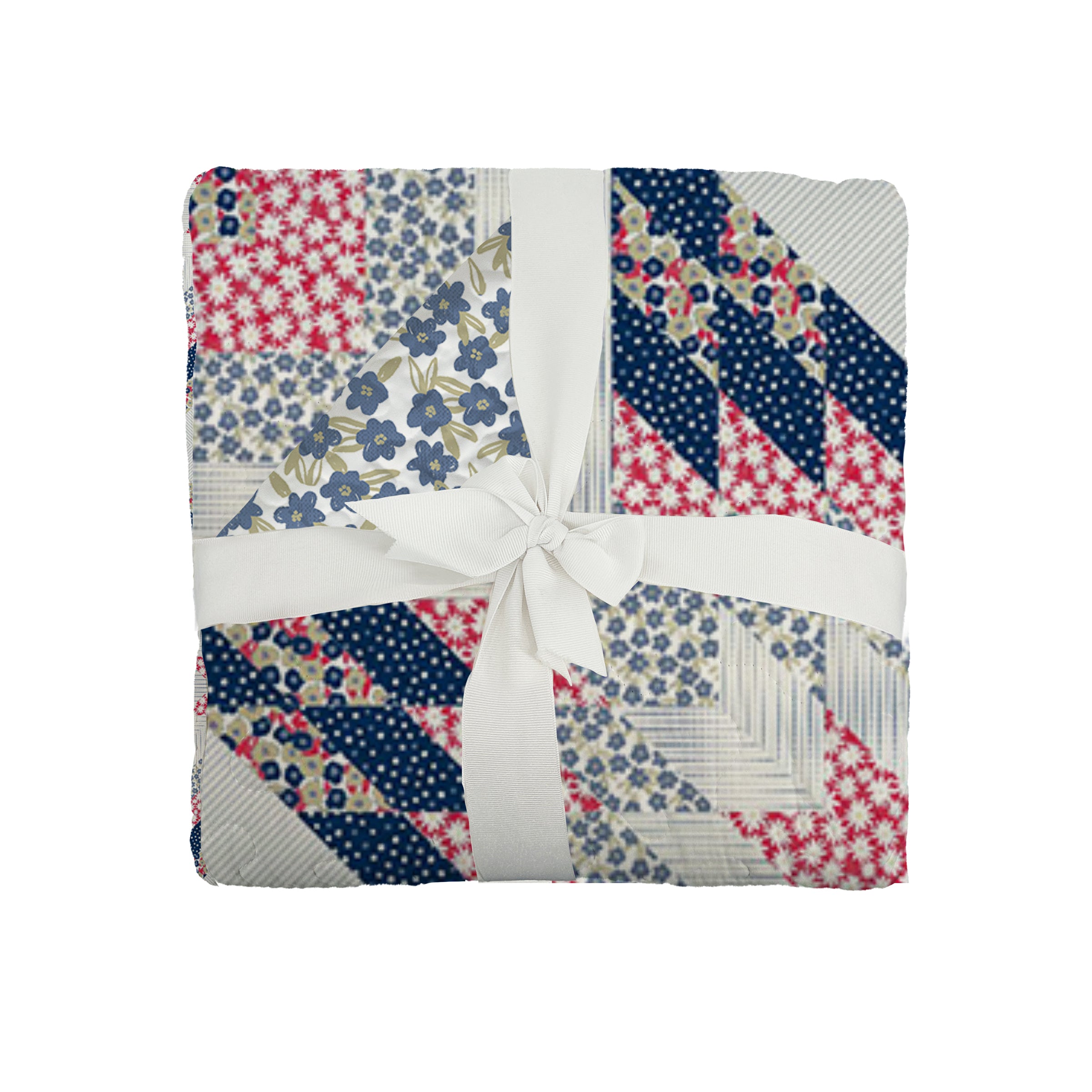 Adeline Patchwork Americana Baby Blanket – Ida Mae Home