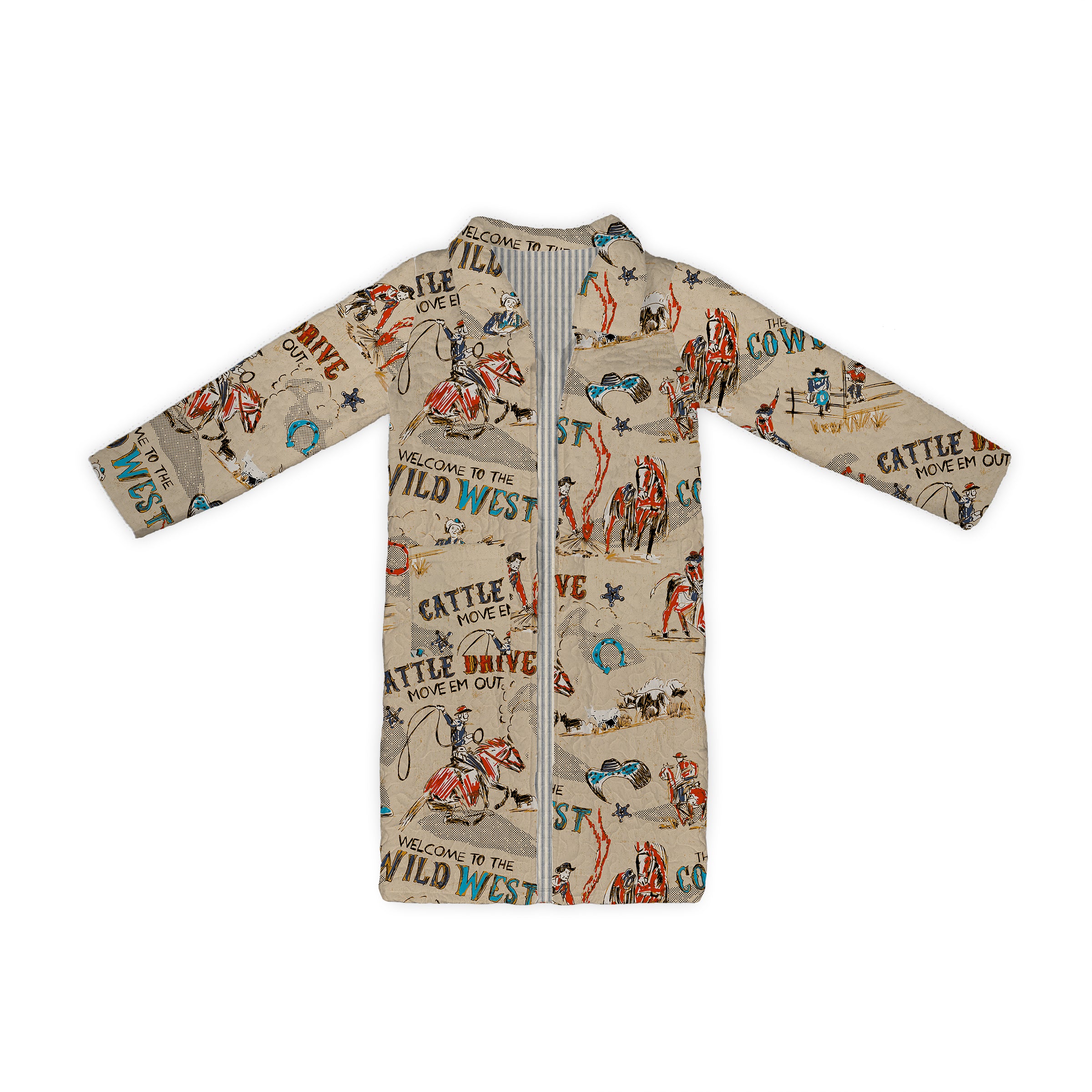 Cattle Drive Linen Quilted Duster – Ida Mae Home