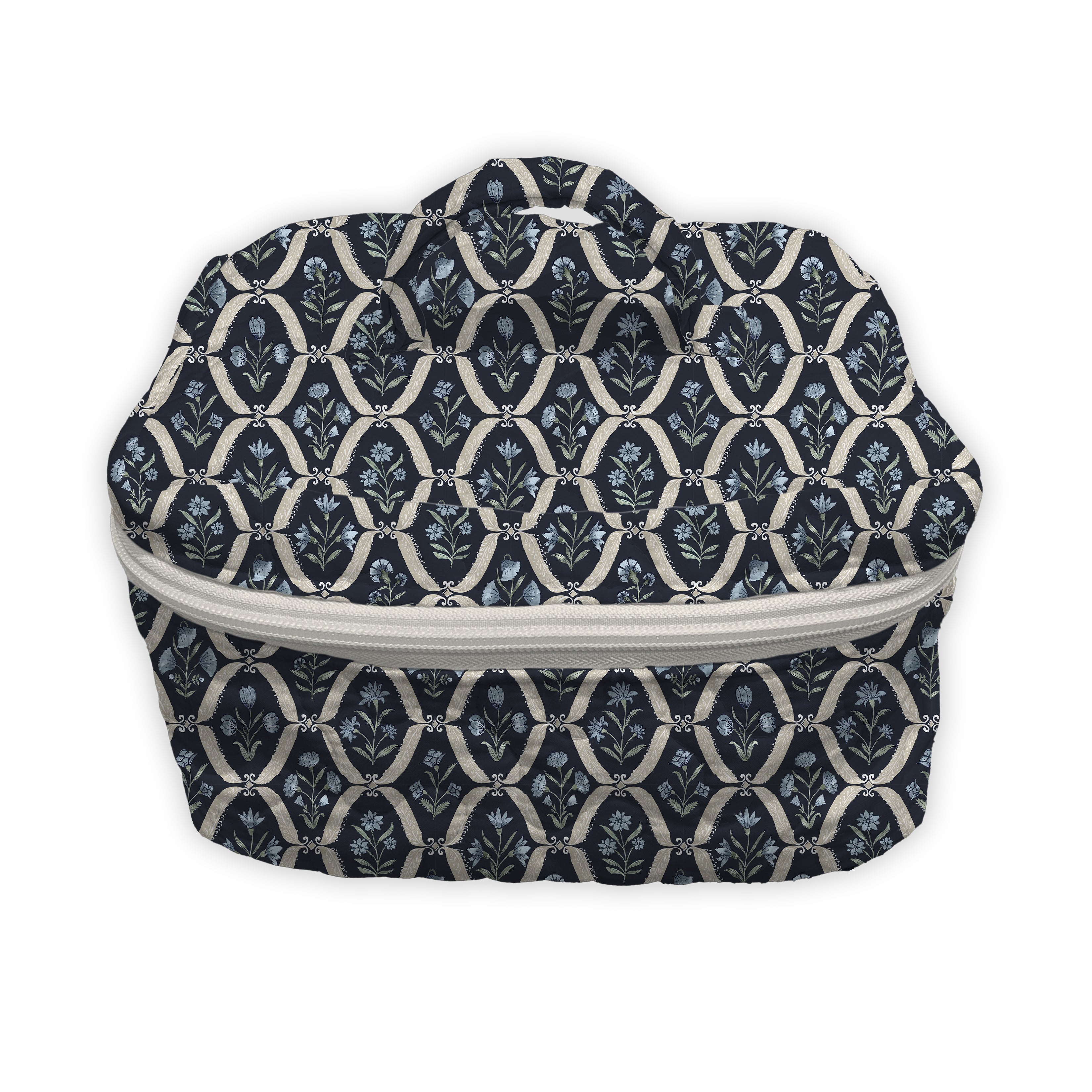 Charlotte Navy Quilted Travel Case – Ida Mae Home
