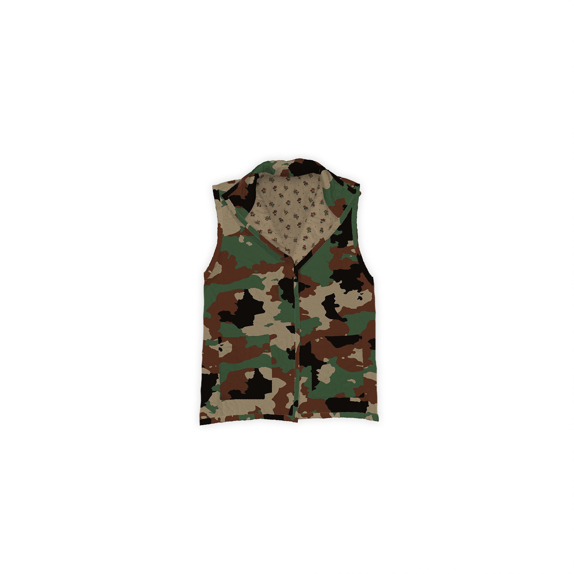 Cheyenne Camo Quilted Ruby Vest – Ida Mae Home