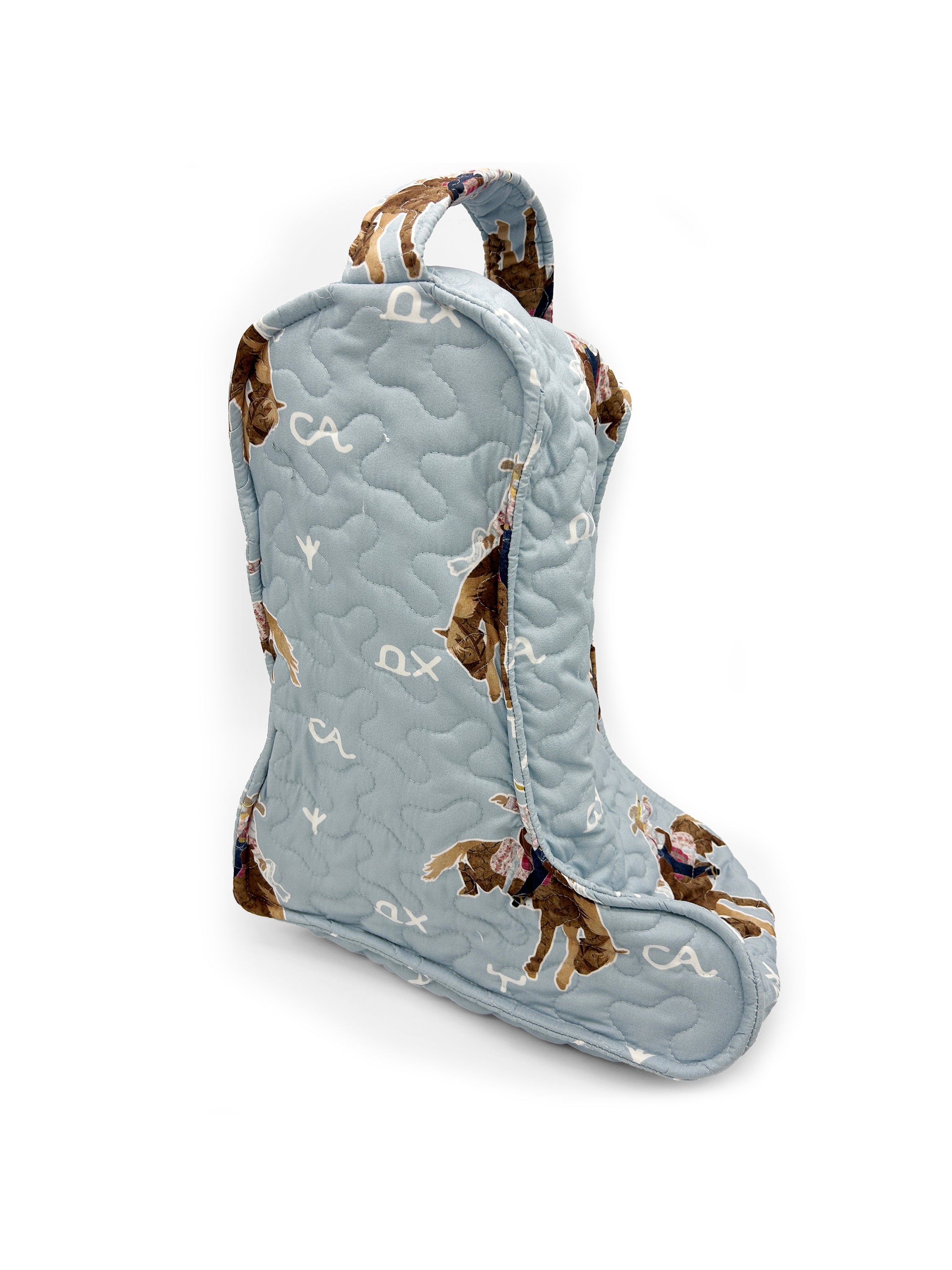 Casey Cowgirl Patchwork Blue Quilted Boot Bag – Ida Mae Home