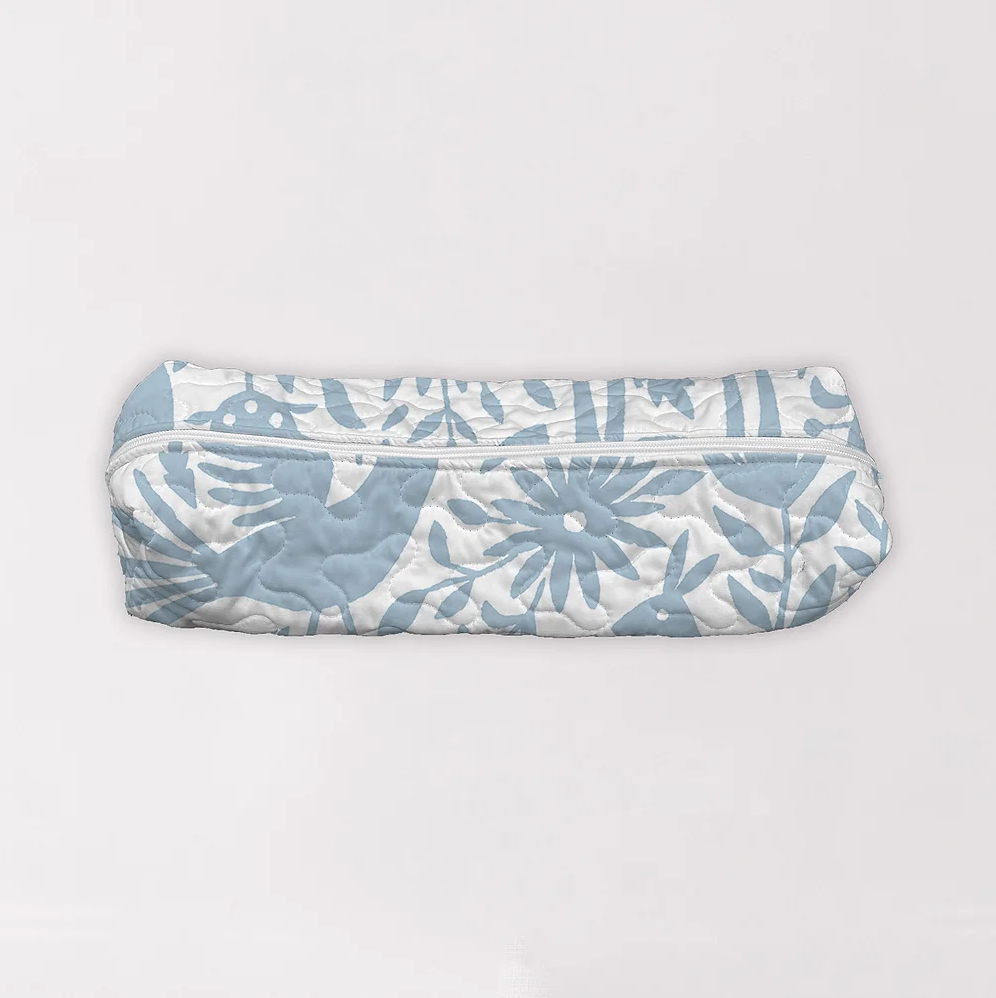 Piper Otomi Blue Quilted Hot Tools Bag – Ida Mae Home